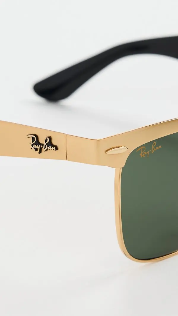 Ray-Ban Wayfarer Deluxe Sunglasses - Sandblasted Legend Gold